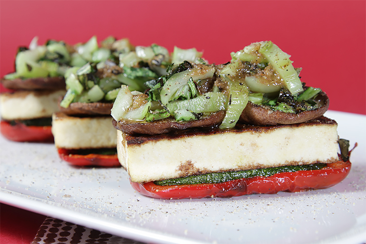 Grilled vegetable napoléons | Recipe | Food & Style